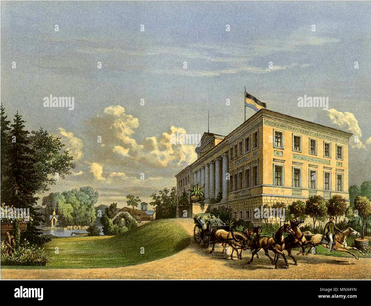 . Deutsch: Schloss Dölkau . between 1857 and 1883. Alexander Duncker ...