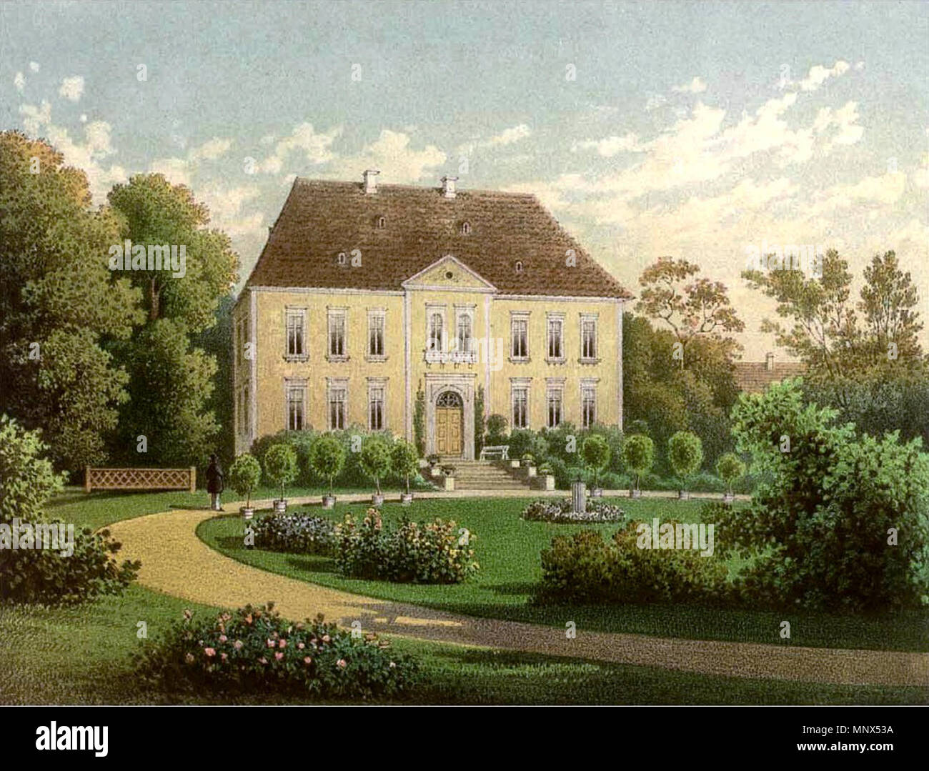 . Deutsch: Schloss Heinersdorf, Kreis Liegnitz, Provinz Schlesien ...