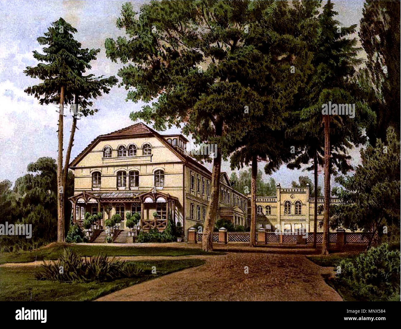 . Deutsch: Schloss Nemitz . between 1857 and 1883. Julius Erbe ...