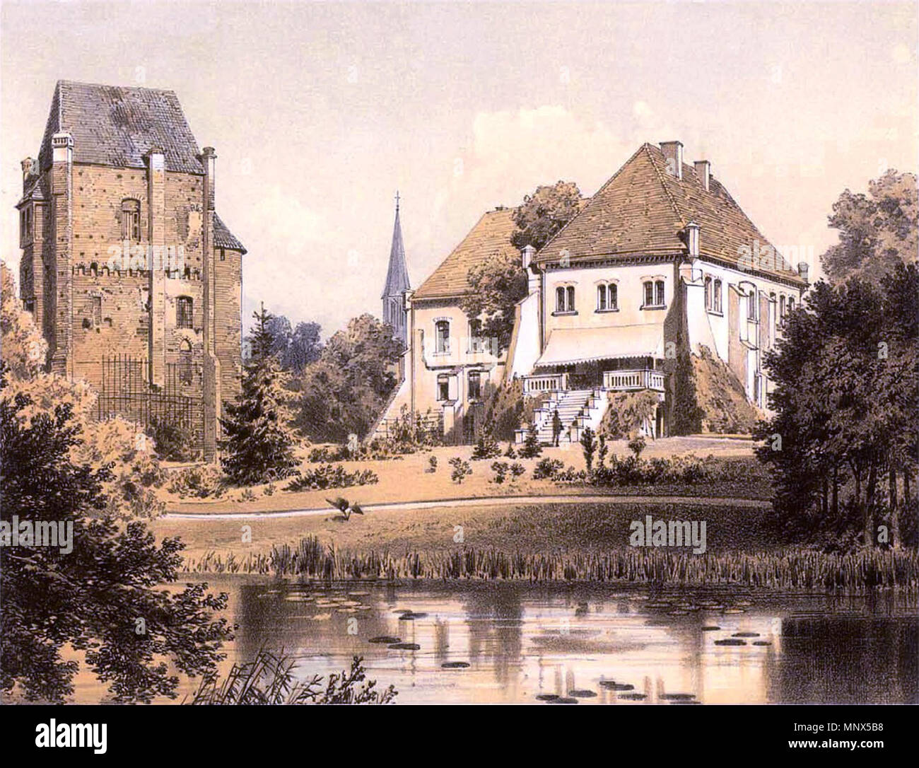 . Deutsch: Schloss Samter, Kreis Samter, Provinz Posen Polski ...