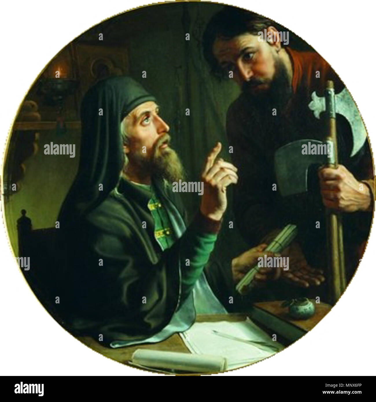 Dionysius monastery hi-res stock photography and images - Alamy