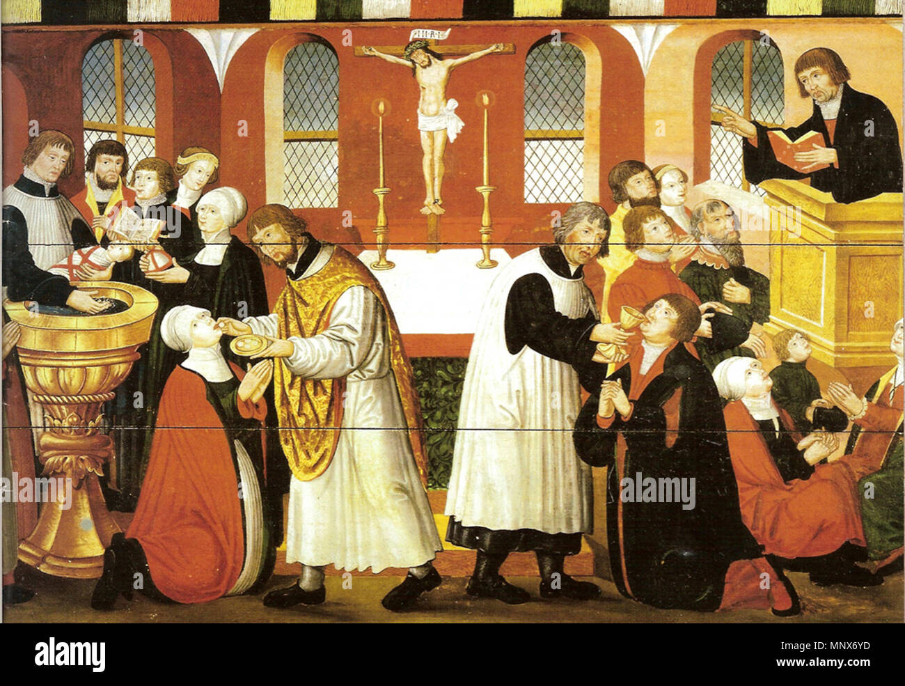 Lutheran Pastor Preaching