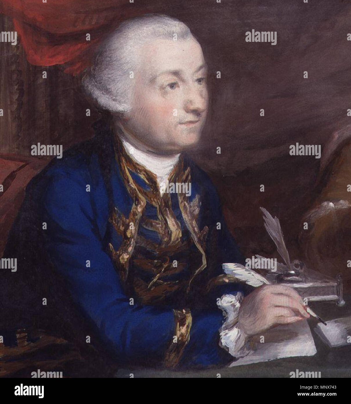 English: Lord Halifax and his secretaries (detail) 1765 or 1767. 1109 ...