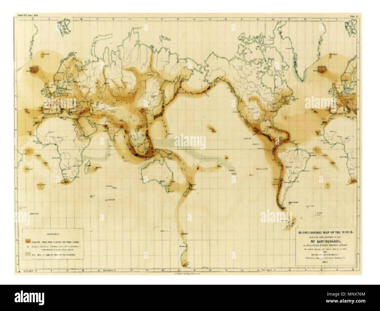 Seismographic map hi-res stock photography and images - Alamy