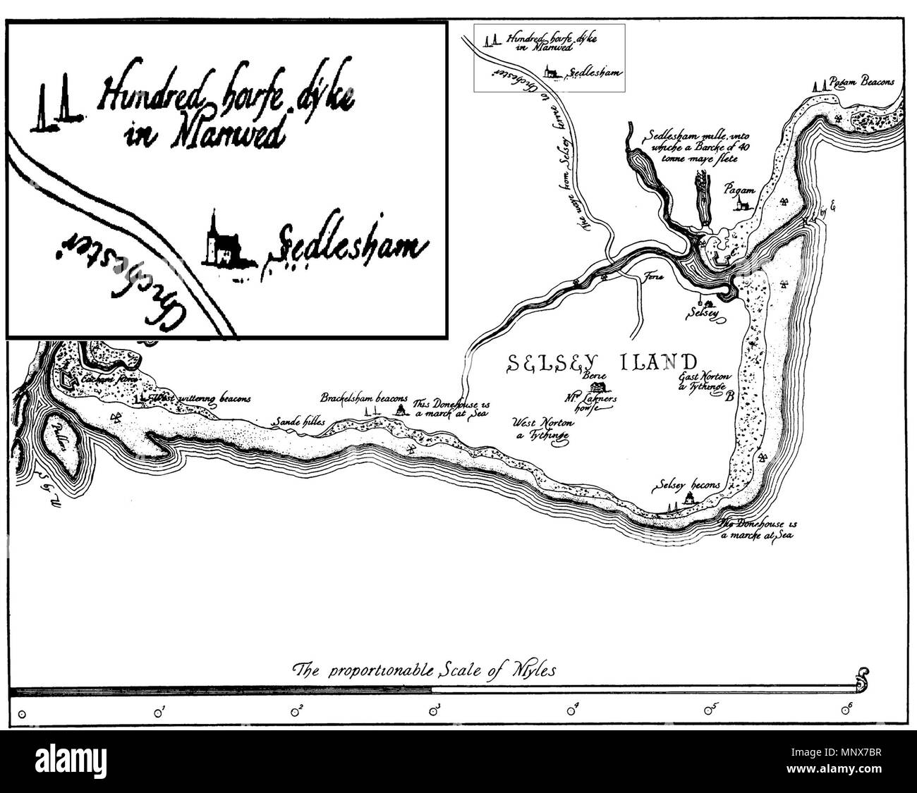 Selsey map Black and White Stock Photos & Images - Alamy