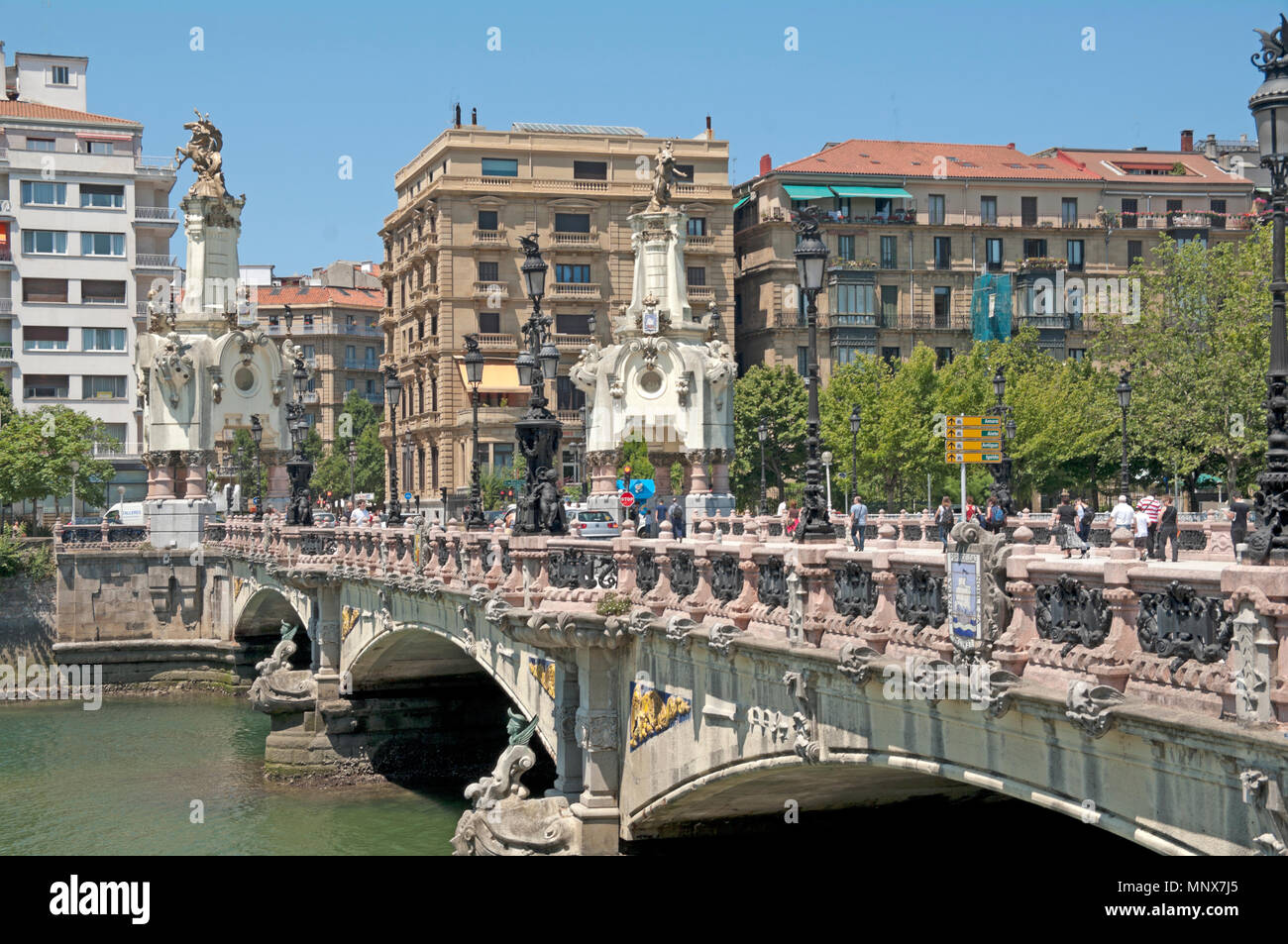 Maria cristina bridge river hi-res stock photography and images - Alamy