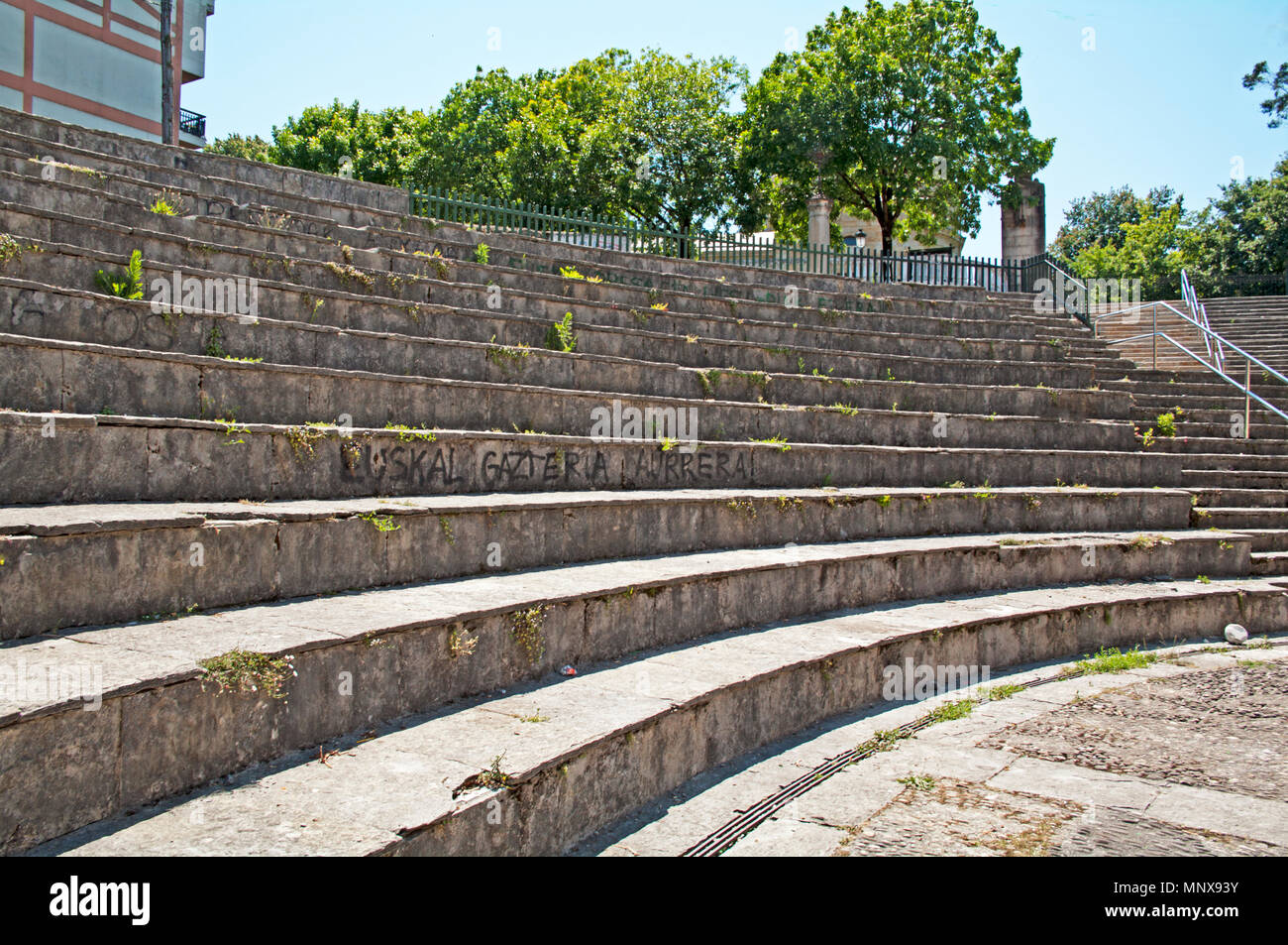 Gernika, (Guernica) Theater Seats, Bizkaia, Basque Country,Spain Stock ...