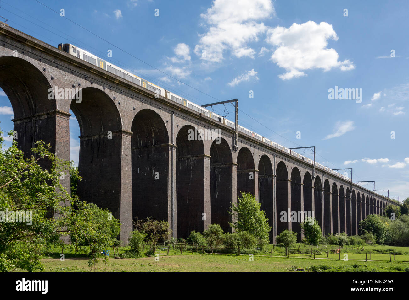 View of Welwyn Viaduct / Digswell Viaduct, Victorian railway viaduct by ...