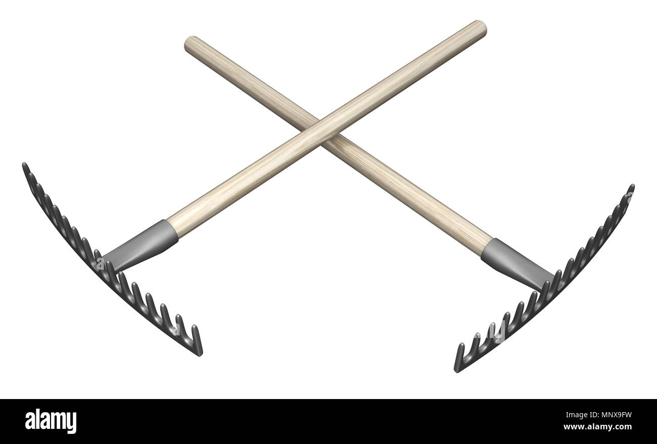 Crossed rake hi-res stock photography and images - Alamy