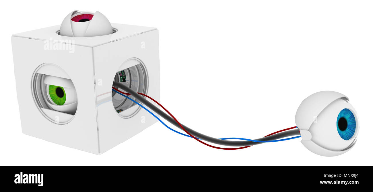 Machine observation Cut Out Stock Images & Pictures - Alamy