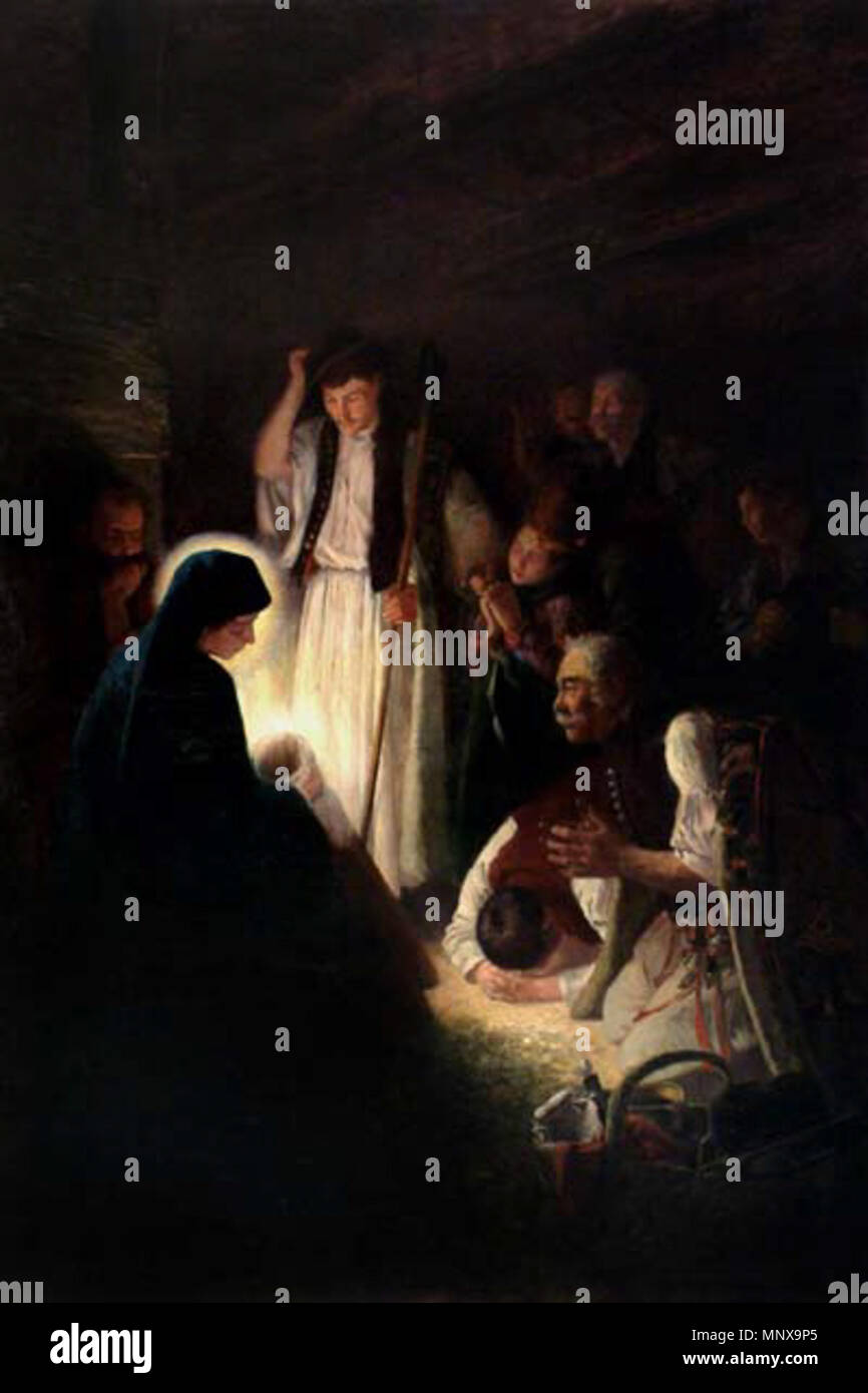 Christ's birth (Christmas) 1896. 1158 Tahi Christ's birth 1896 Stock ...