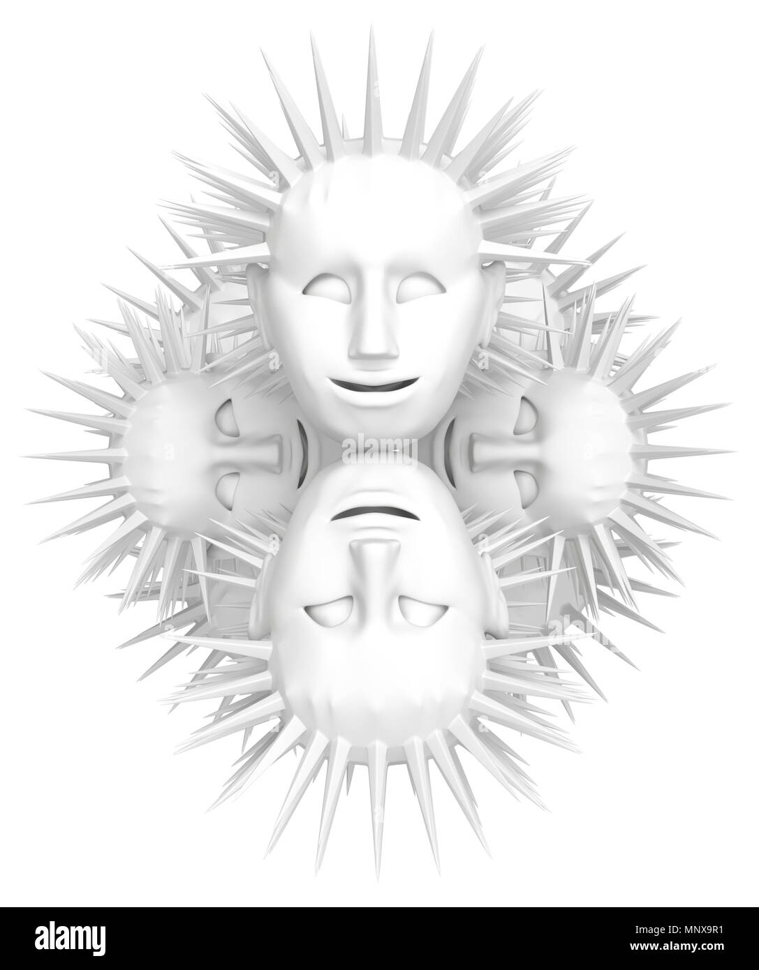 Abstract human sculpture Cut Out Stock Images & Pictures - Alamy