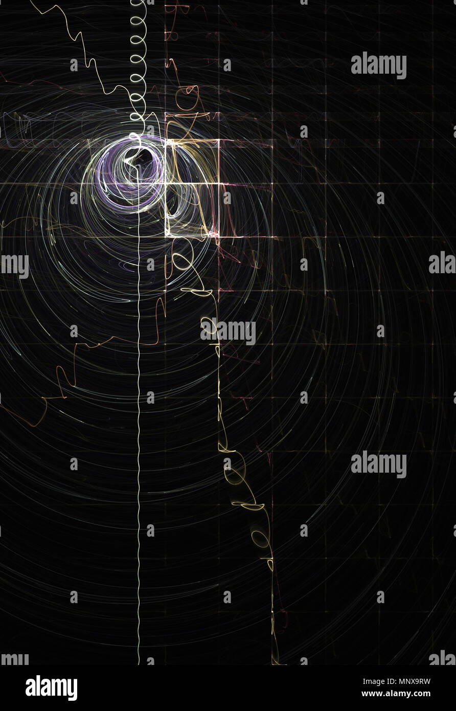 Light wave radar signal line abstract, vertical background Stock Photo ...