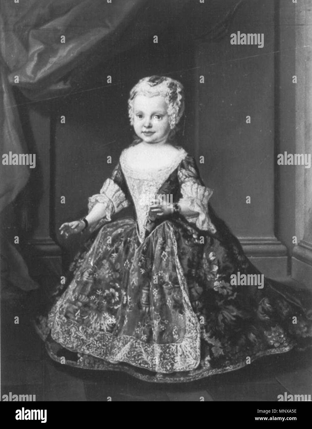 . English: Portrait of Maria Elisabeth of Saxony (1736–1818) . circa ...