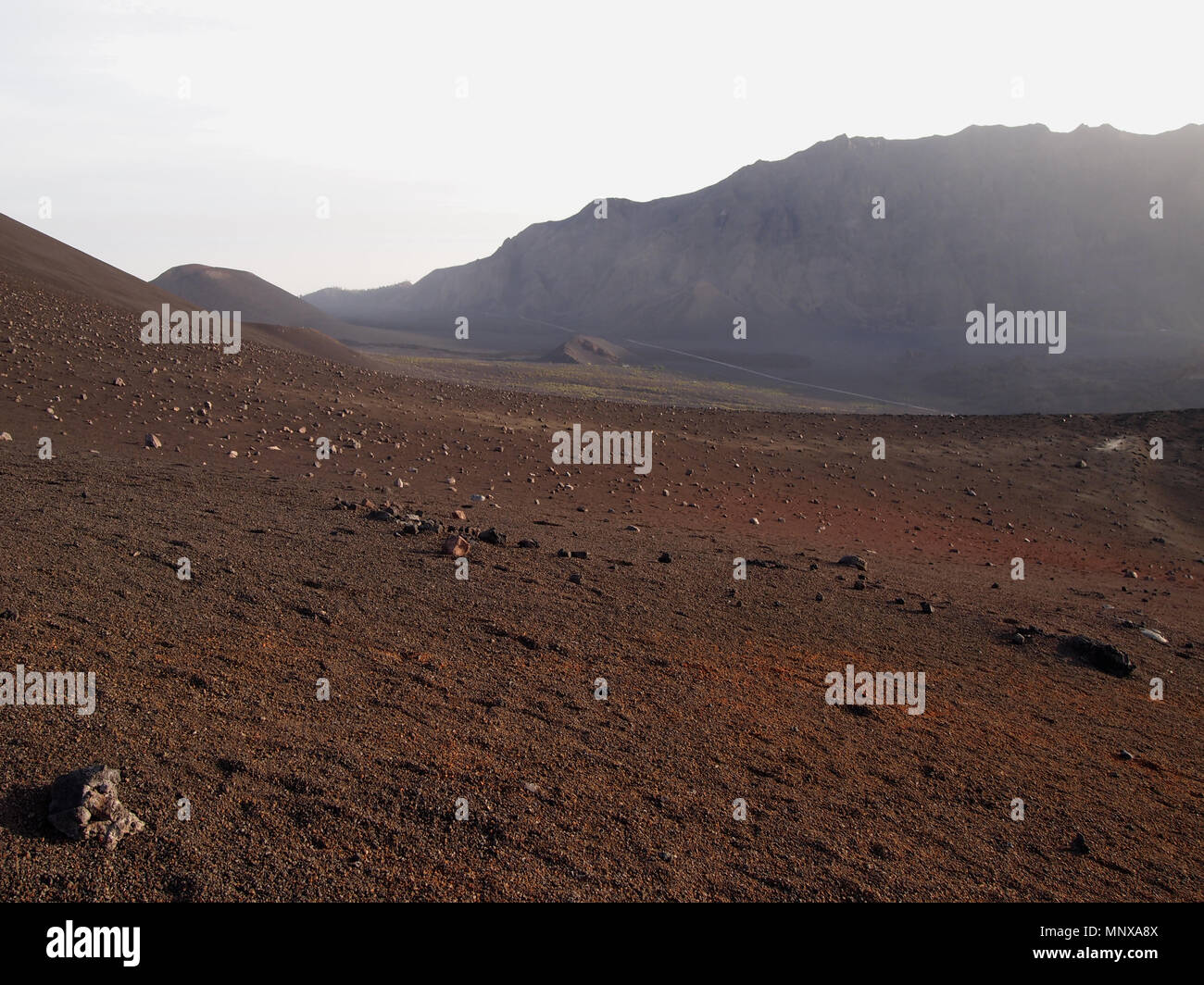 The Fogo volcano in the island of the same name, Cape Verde archipelago ...