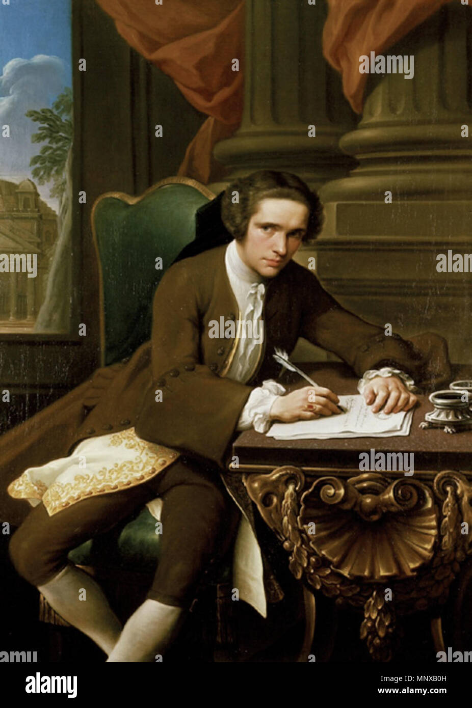 English: Portrait of Sir Charles Frederick first half of 18th century ...