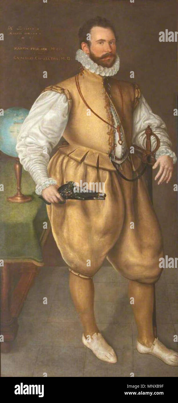 . English: Portrait of Sir Martin Frobisher. Courtesy of the ...