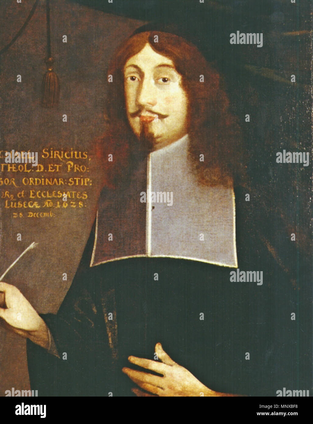 . English: Portrait of w:de:Michael Siricius (Professor) as professor ...