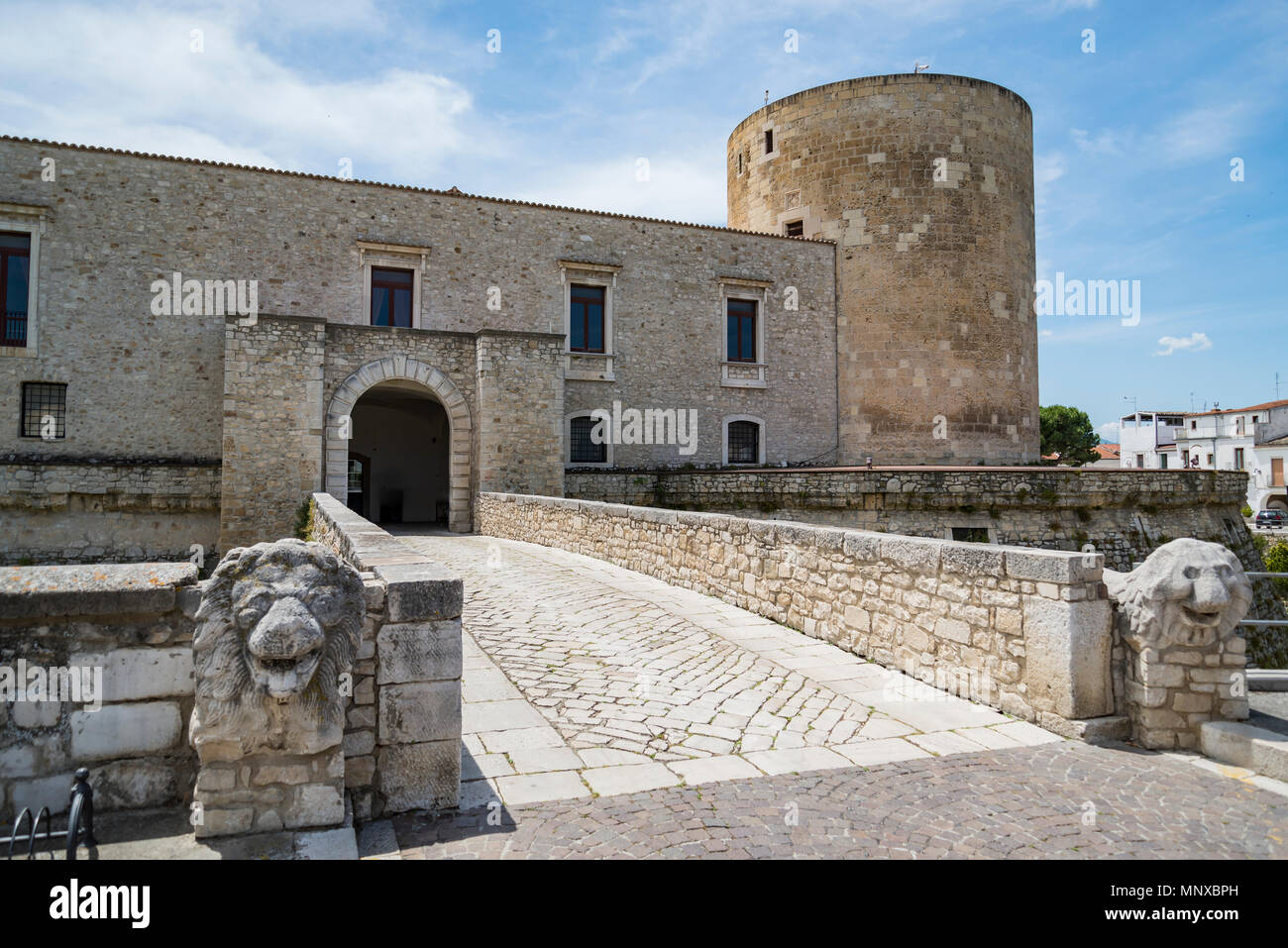 Castle of Venosa. Basilicata. Italy Stock Photo - Alamy