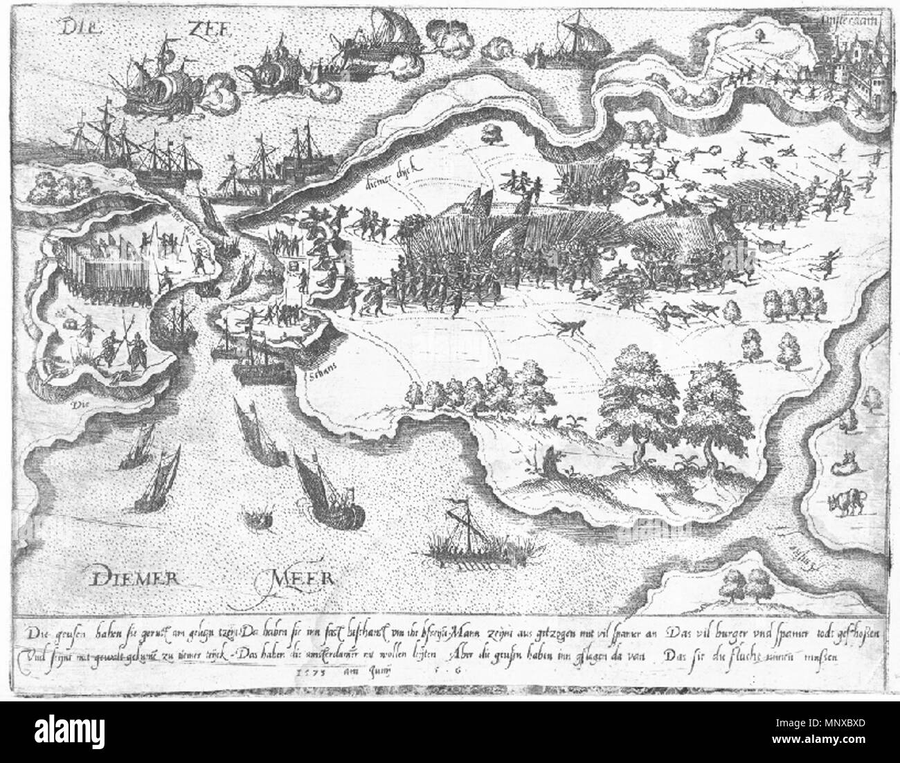 Amsterdam etching Black and White Stock Photos & Images - Alamy