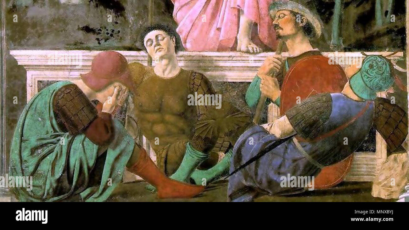 The Resurrection (detail: sleeping guards) between 1463 and 1465. 1128 ...