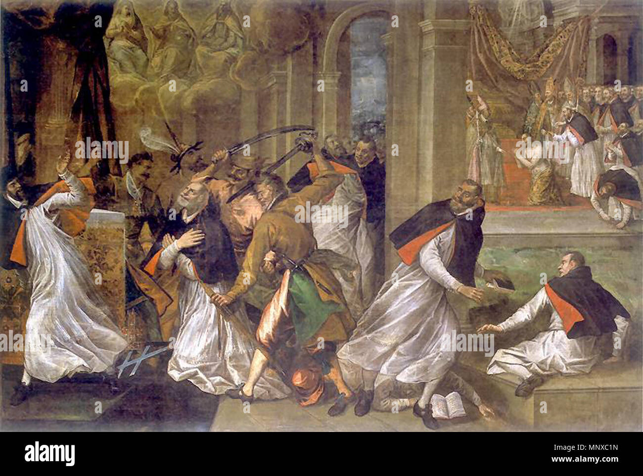 Martyrdom of thomas becket hi-res stock photography and images - Alamy