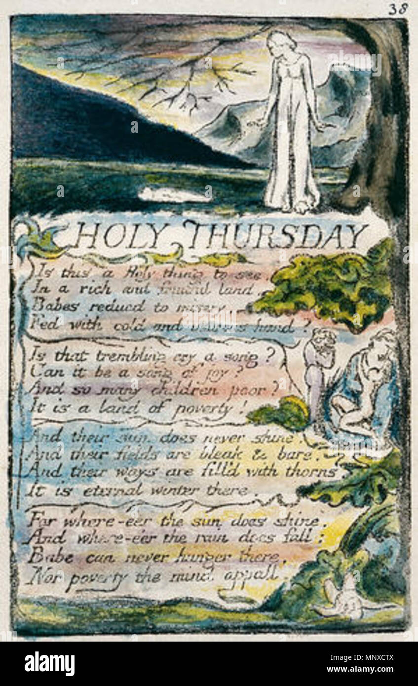 Holy thursday blake hi-res stock photography and images - Alamy