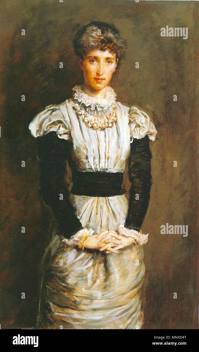 . English: Portrait of Sophy Caird, nee Gray. Sister of Effie Gray ...