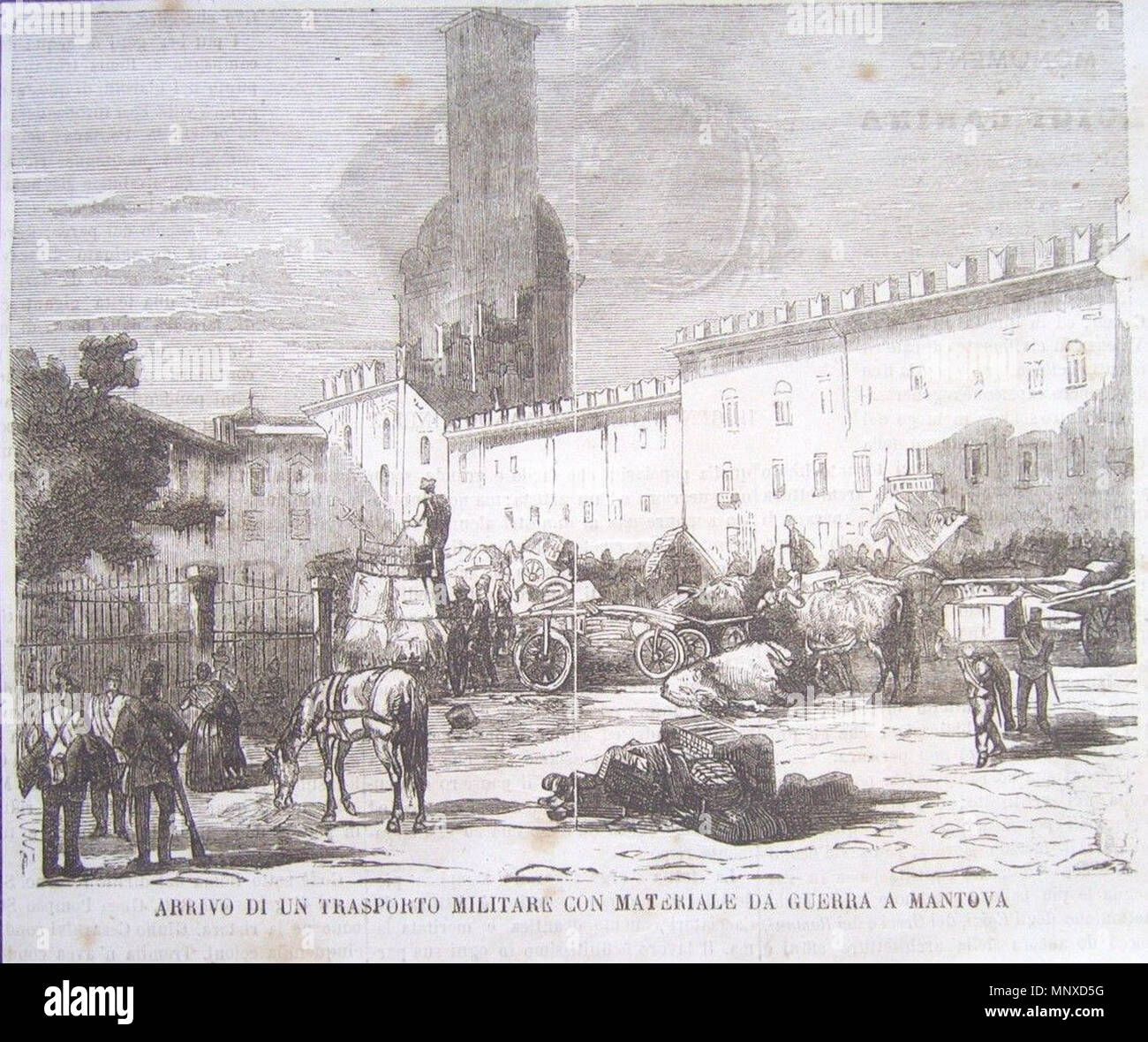 . English: Sordello Square in Austria Dominion . 1860. Unknown 1133 ...