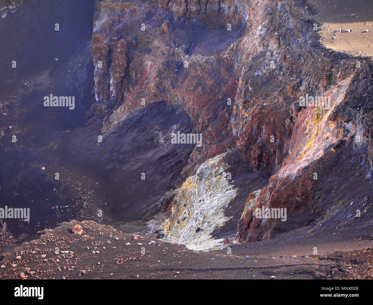The Fogo volcano in the island of the same name, Cape Verde archipelago ...