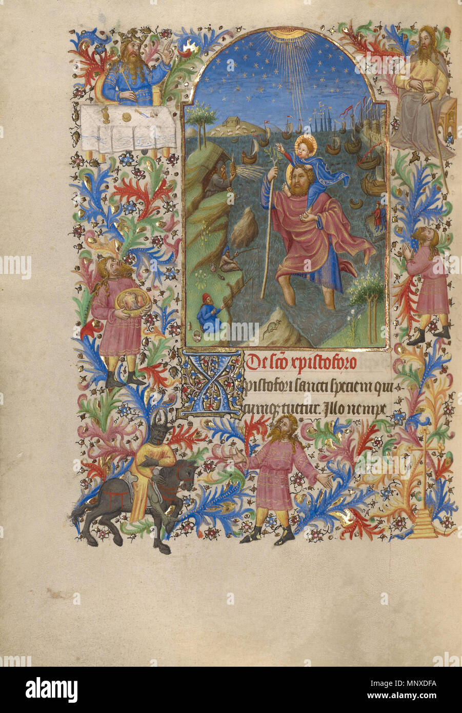 Saint Christopher Carrying the Christ Child about 1420. 1135 Spitz ...