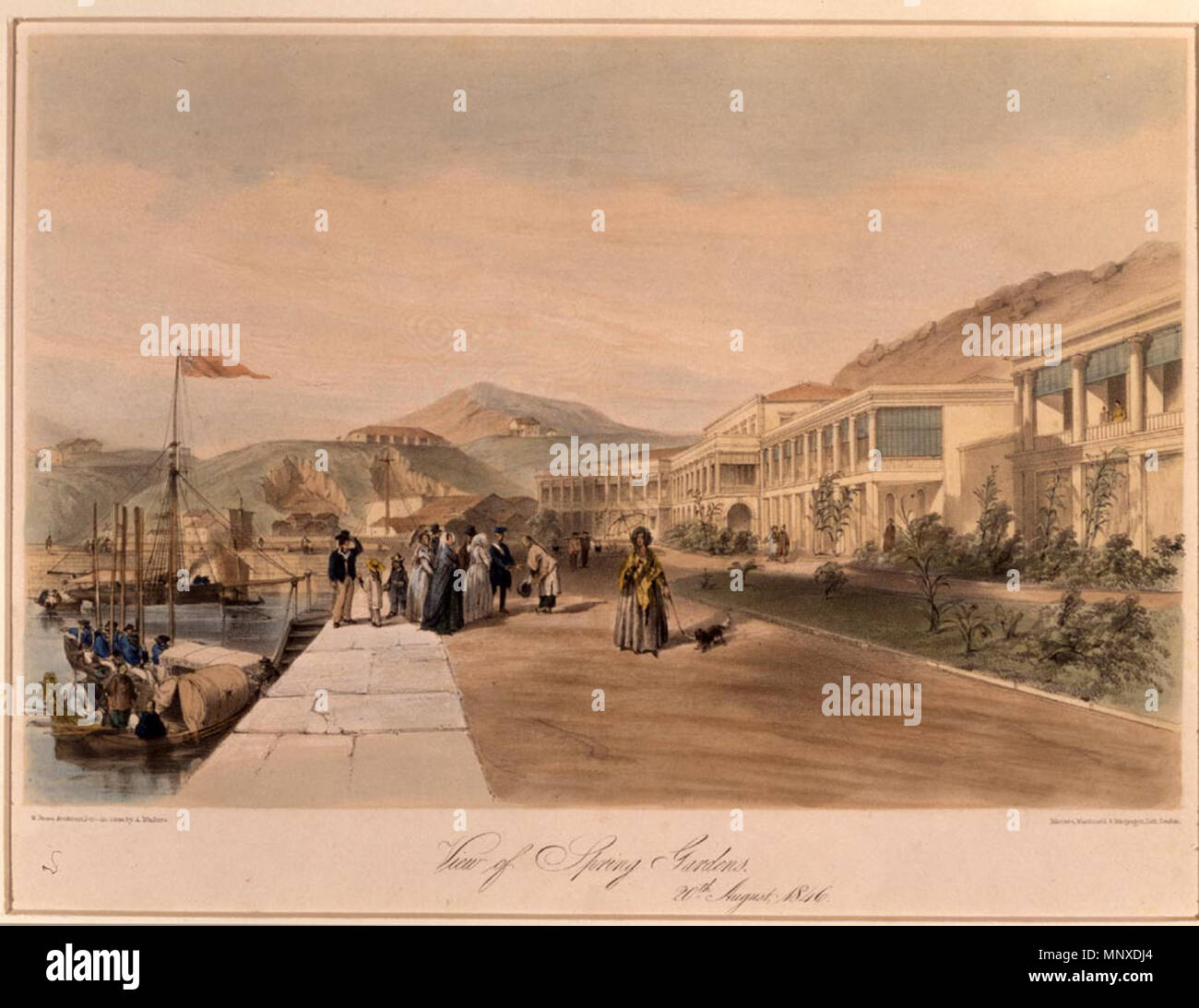 . View of Spring Gardens, Hong Kong, 20 August 1846. 20 August 1846 ...