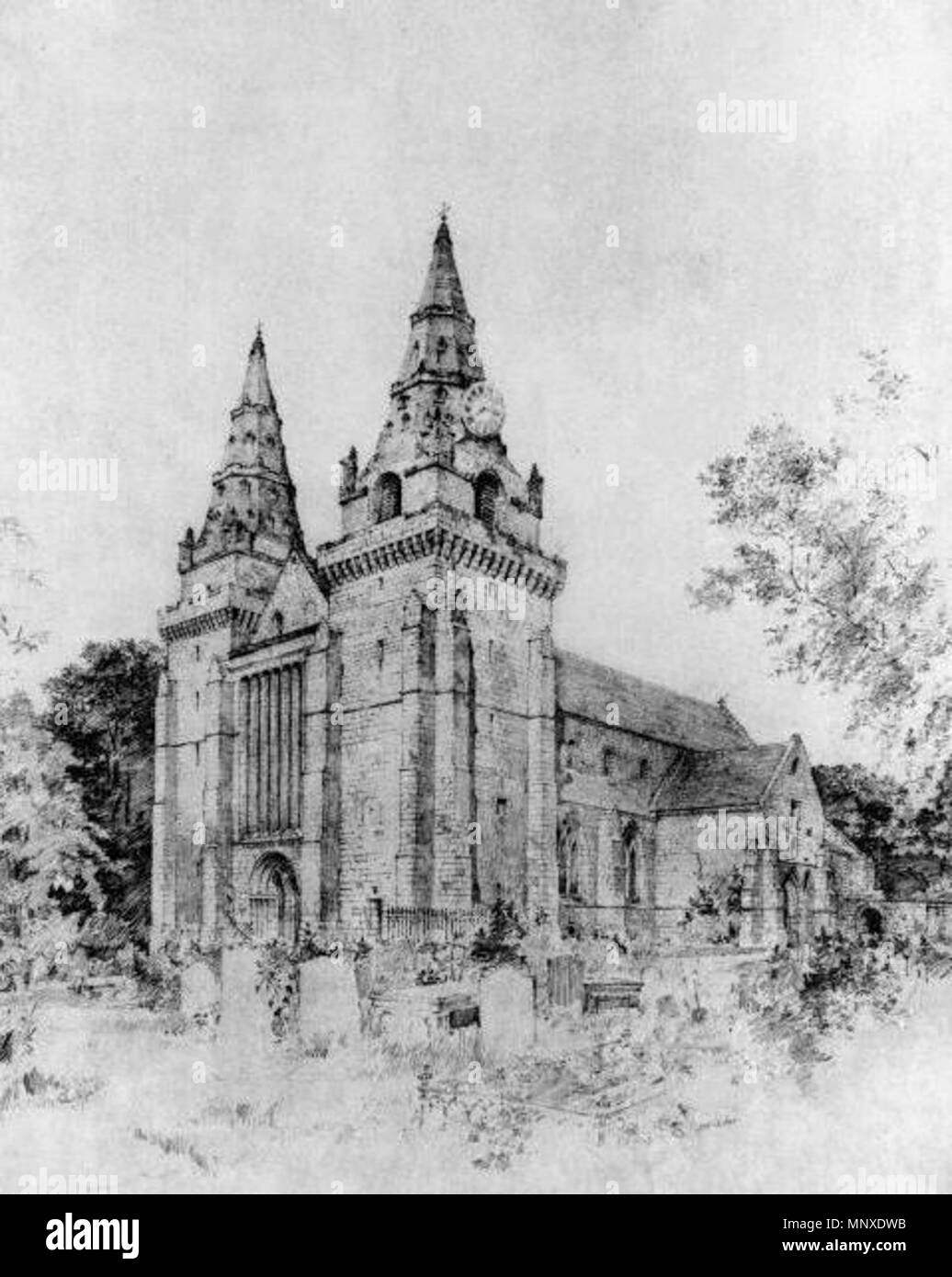 Depiction architecture Black and White Stock Photos & Images - Alamy