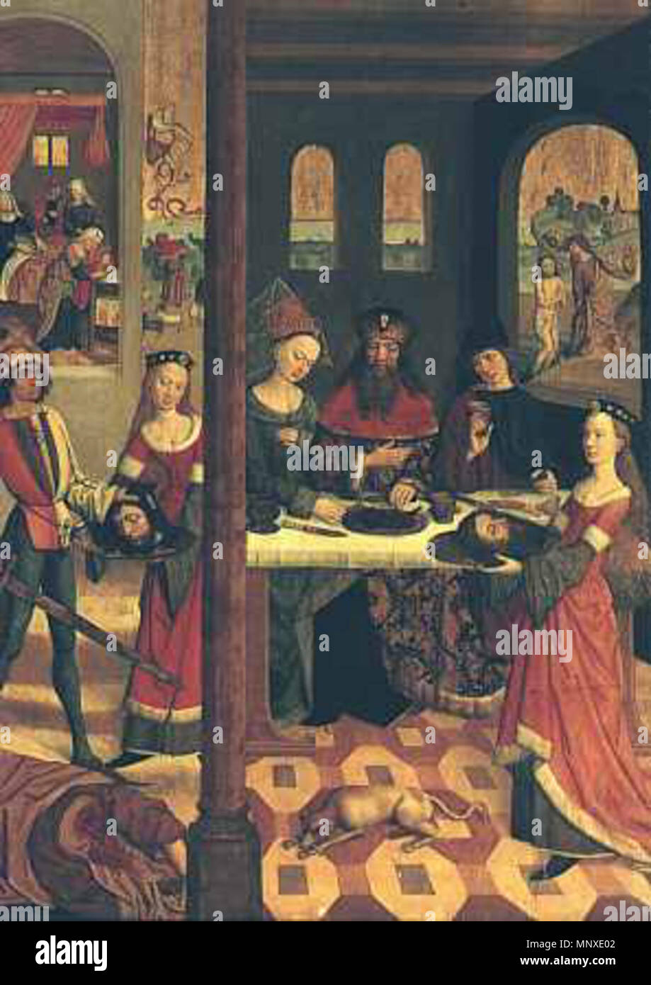 The Beheading of John the Baptist . one of the outer panels from the 1482 altar at the St ...