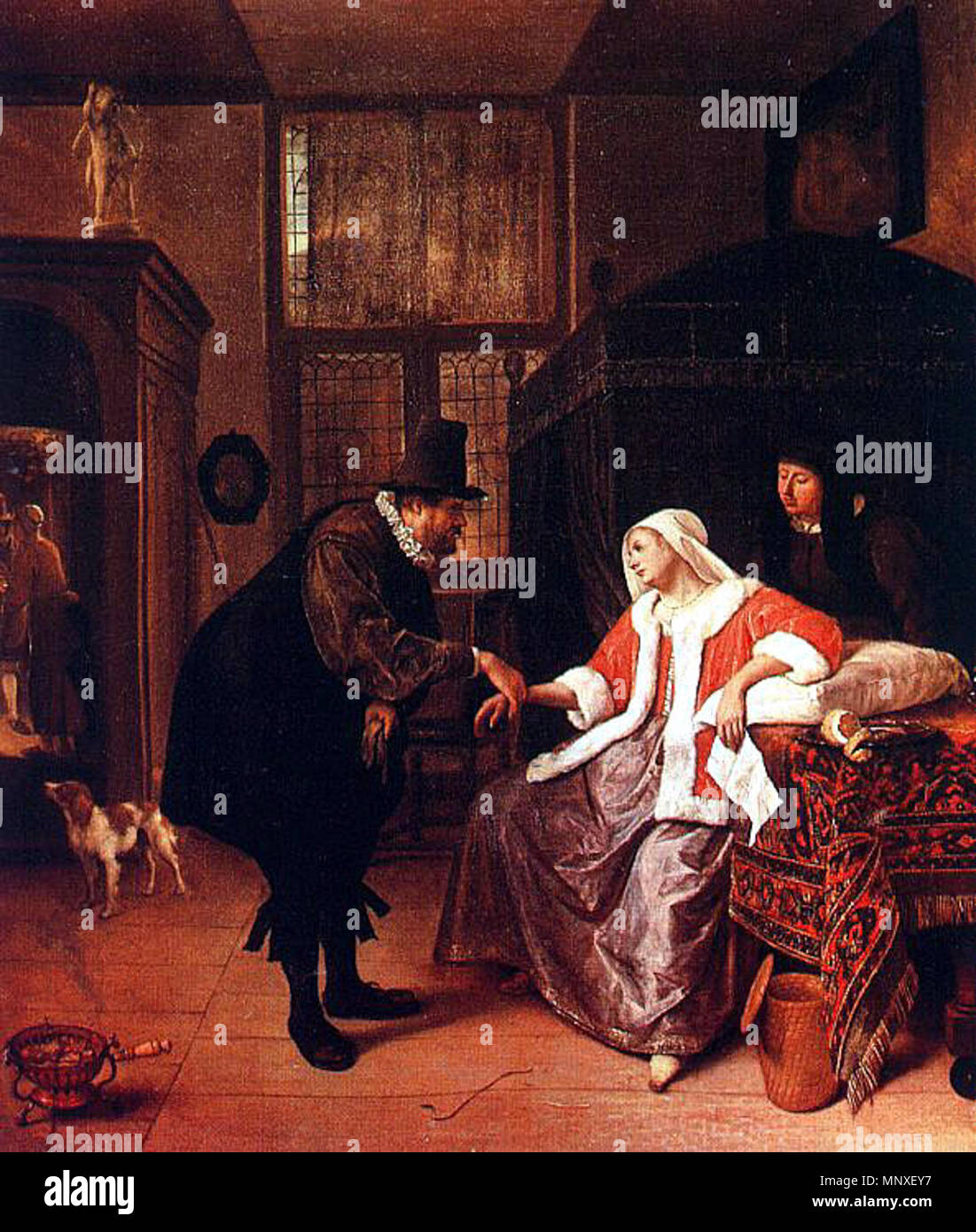 Love Sickness a.k.a. The Lovesick Girl circa 1660. 1141 Steen, Jan ...