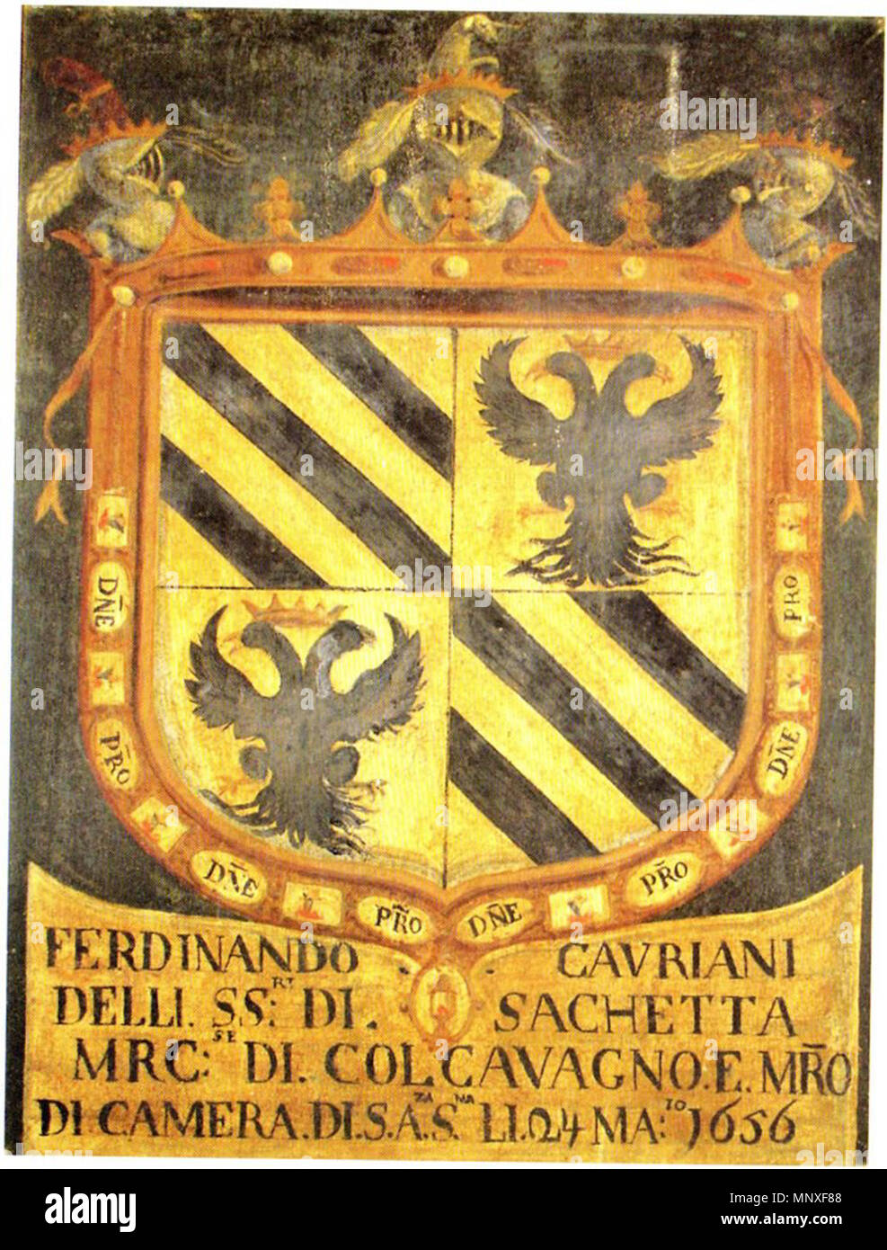 . Italiano: Stemma di Ferdinando Cavriani . 1656. Unknown 1143 Stemma ...