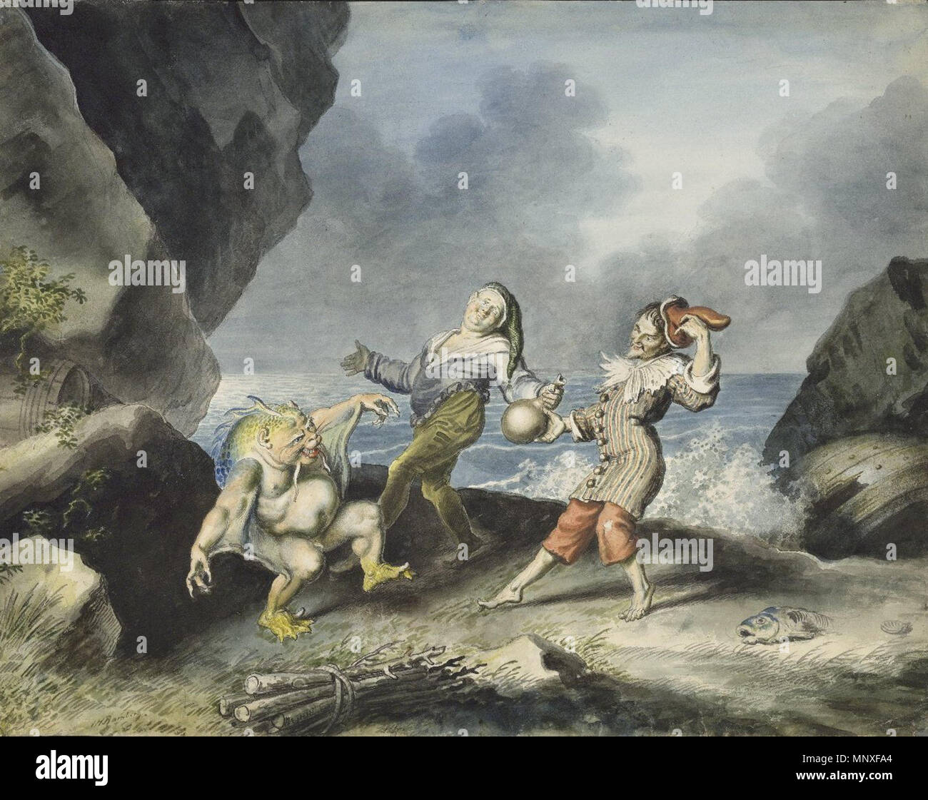 Stephano trinculo caliban hi-res stock photography and images - Alamy