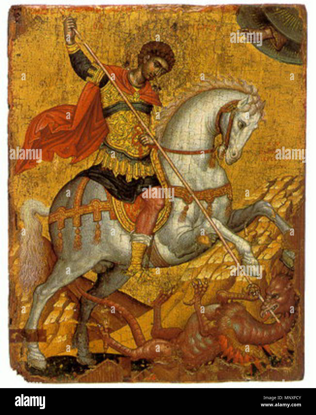 St george killing the dragon hi-res stock photography and images - Alamy