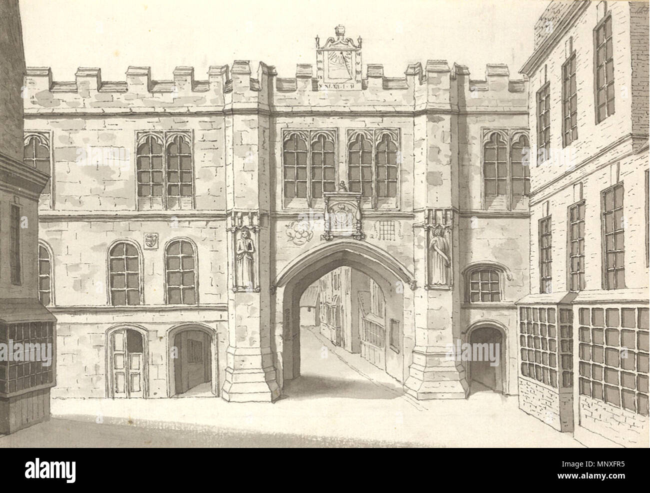 . English: The Guildhall and Stonebow Lincoln by Samuel Hieronymus ...