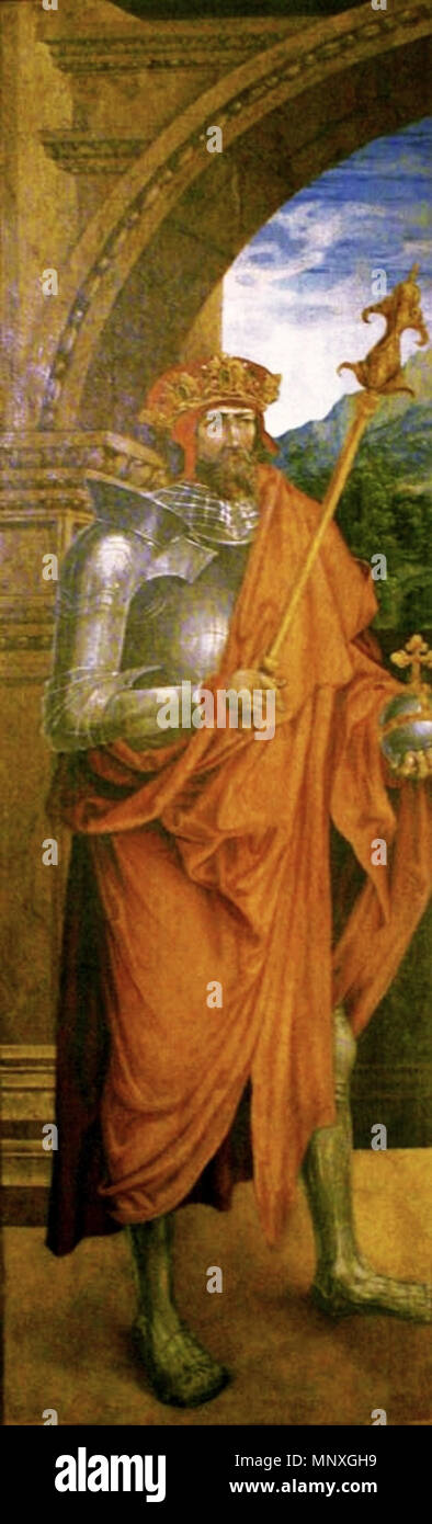 English: Portrait of Jogaila. Polski: Portret Jagiełły. 1510s. 1150 ...