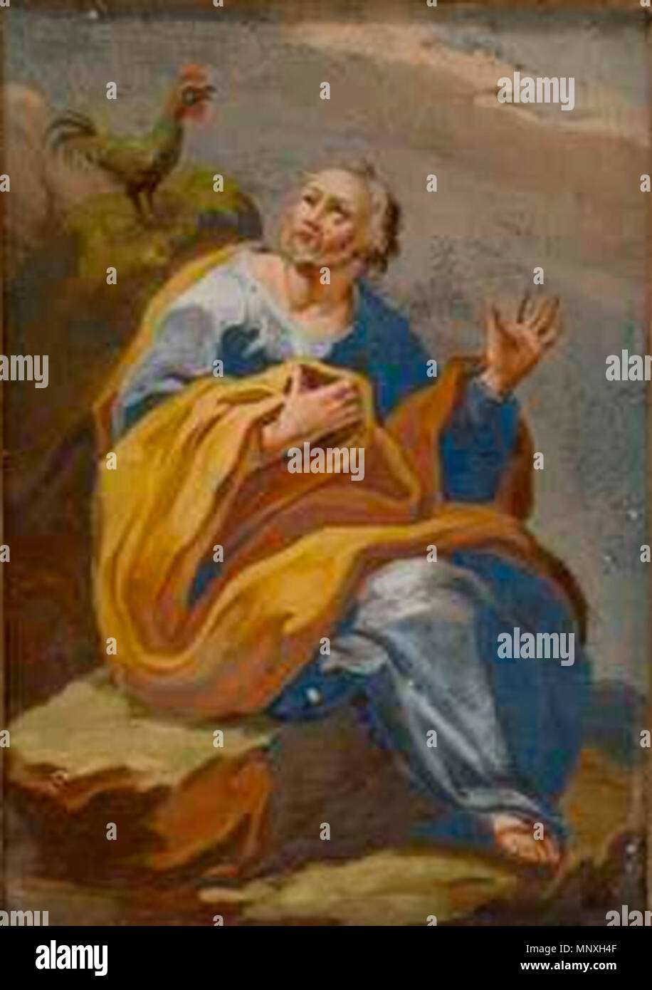 Saint Peter 19th century. 1152 Sv. Peter (19. st Stock Photo - Alamy
