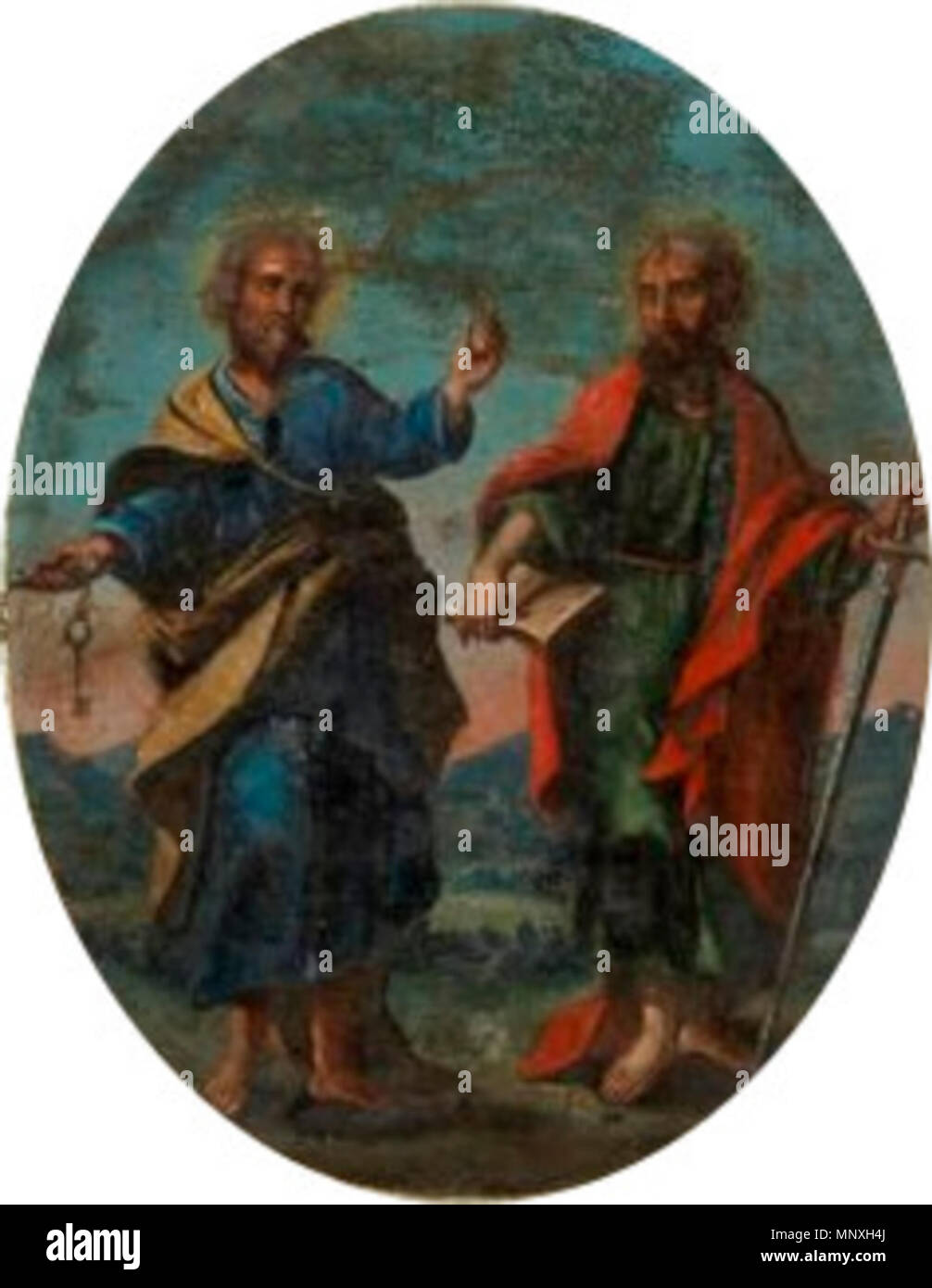 Slovenščina: Sv. Peter in sv. Pavel 18th century. 1152 Sv. Peter in sv ...