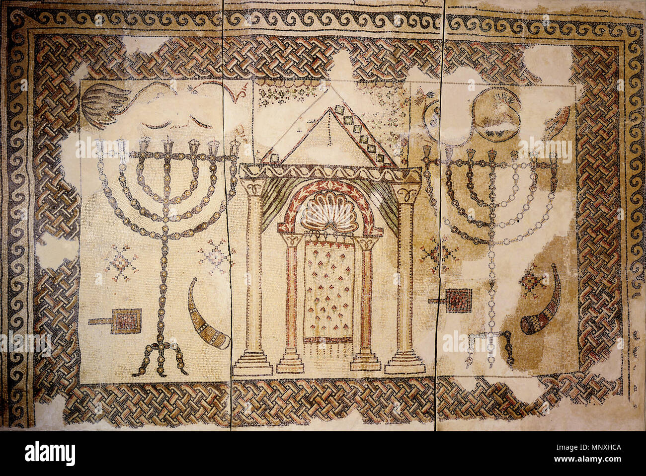 Synagogue floor (Byzantine Period, 5th century CE - Byzantine Period ...