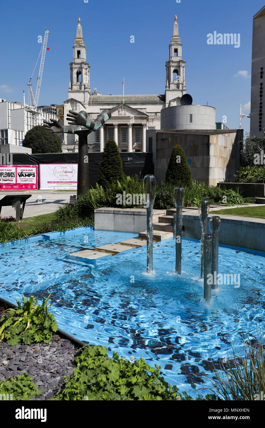 Millennium Square, Leeds Stock Photo - Alamy