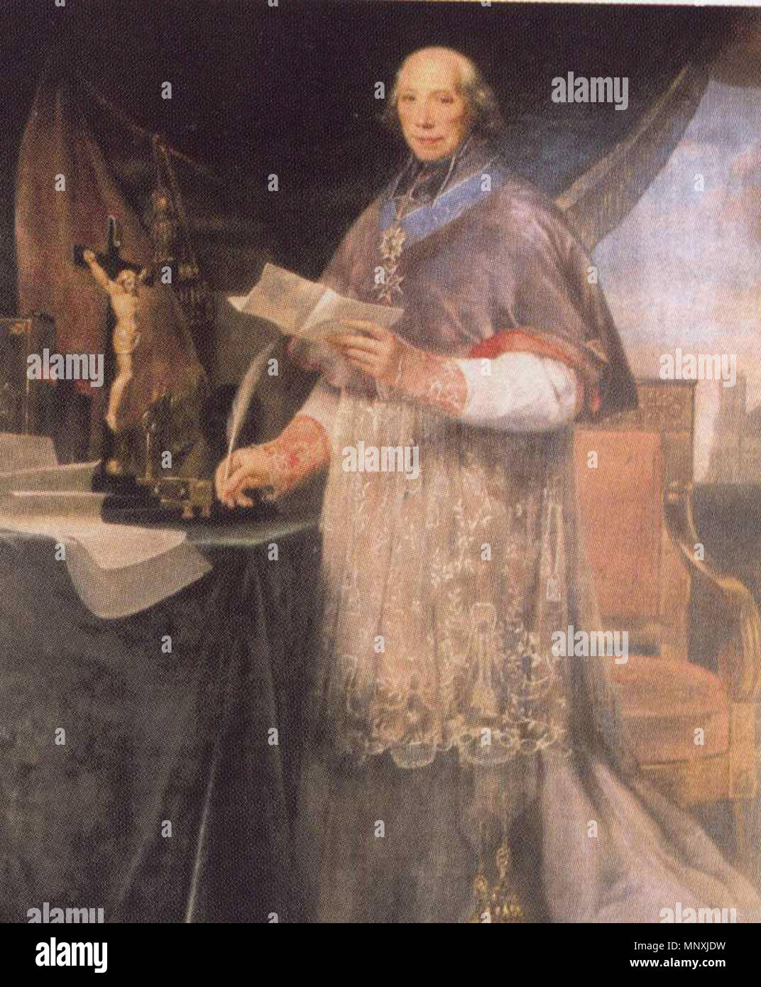 . English: Portrait of Bishop Alexandre Angélique de Talleyrand ...