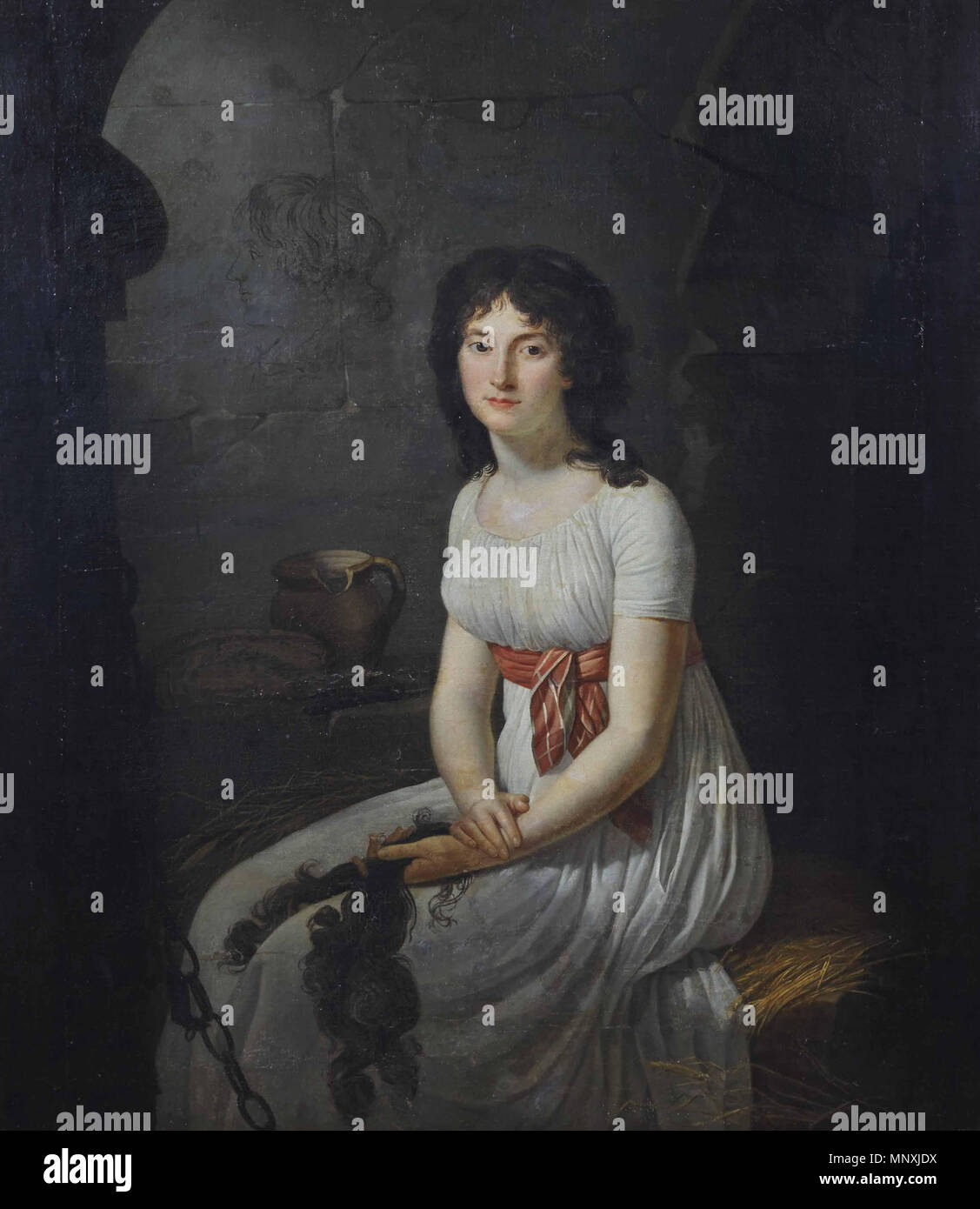 English: Citizen Tallien in a cell in La Force Prison 1796. 1158 Jean ...