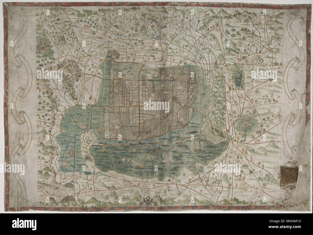 Hernan cortes map hi-res stock photography and images - Alamy