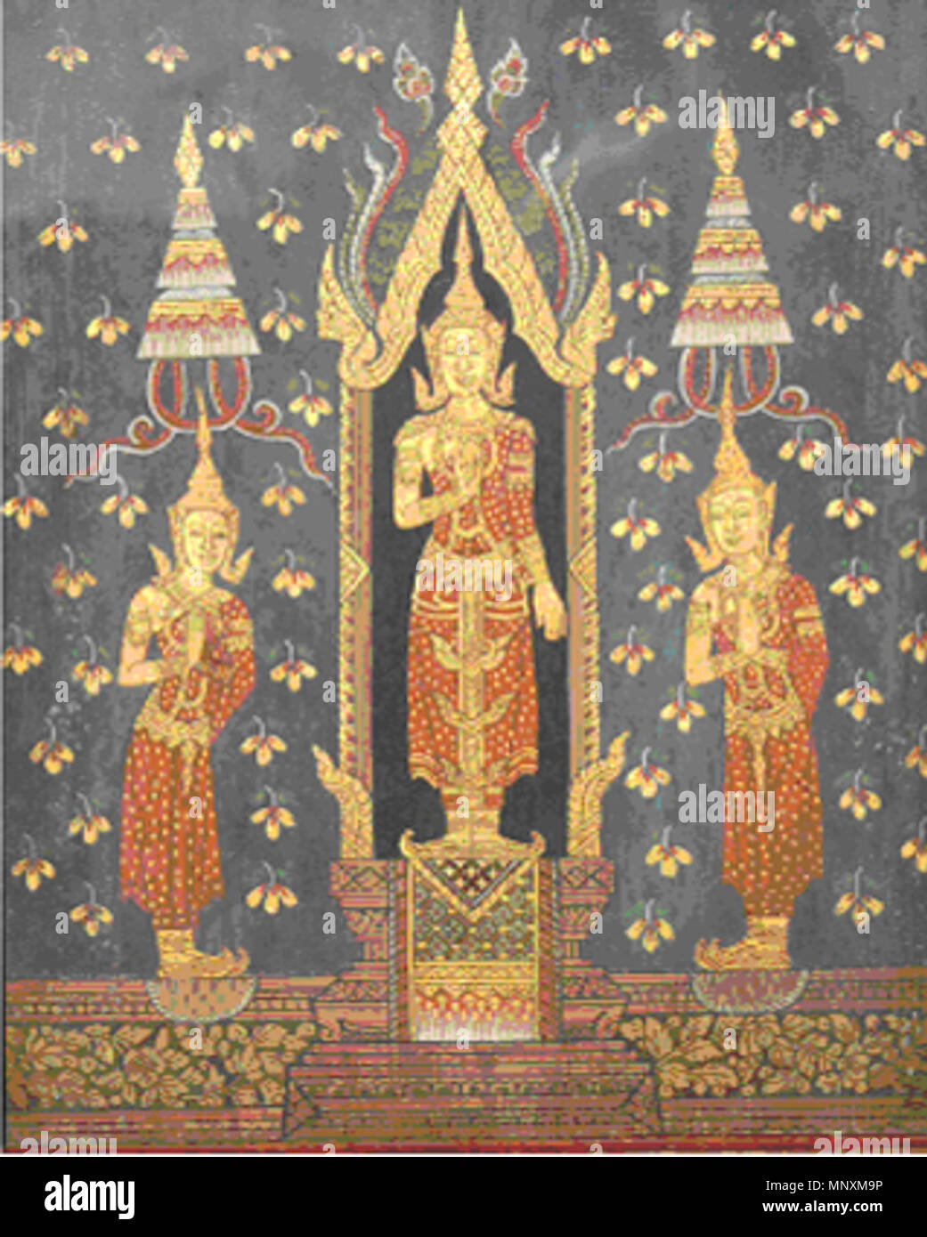 Buddha and two disciples hi-res stock photography and images - Alamy