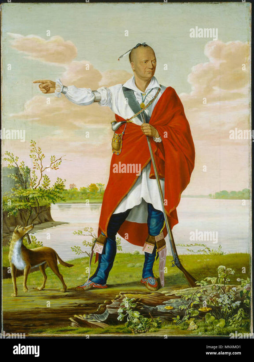 Portrait of Thayendanegea (Joseph Brant) between 1802 and 1812. 1167 ...