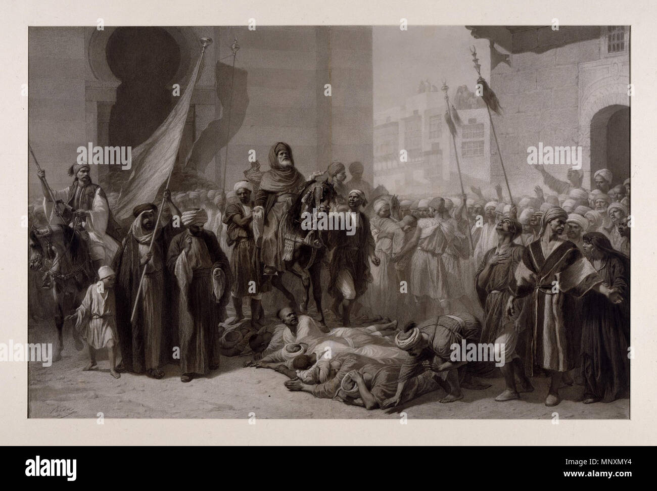 The Ceremony of Dosseh 1855. 1170 The Ceremony of Dosseh Stock Photo ...